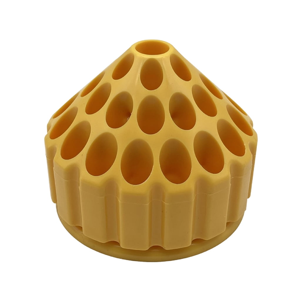 Lerpwige Plastic Nail Drill Bit Storage Box with 360 Degree Rotating ...