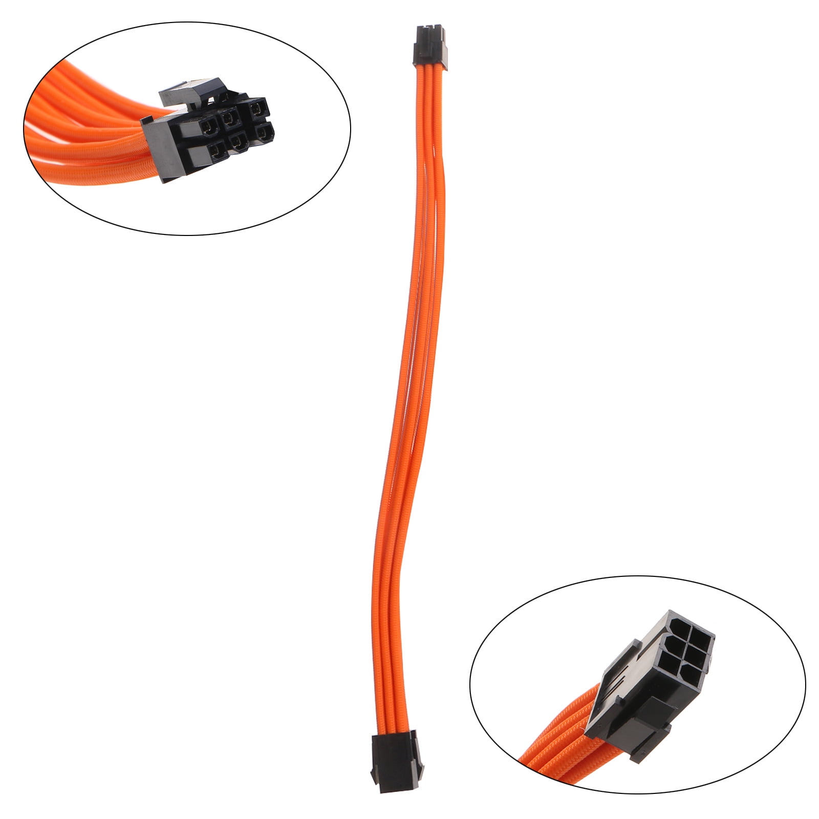 Lerpwige Premium Nylon Sleeved PSU Cables ATX 24PIN Power Extension GPU ...