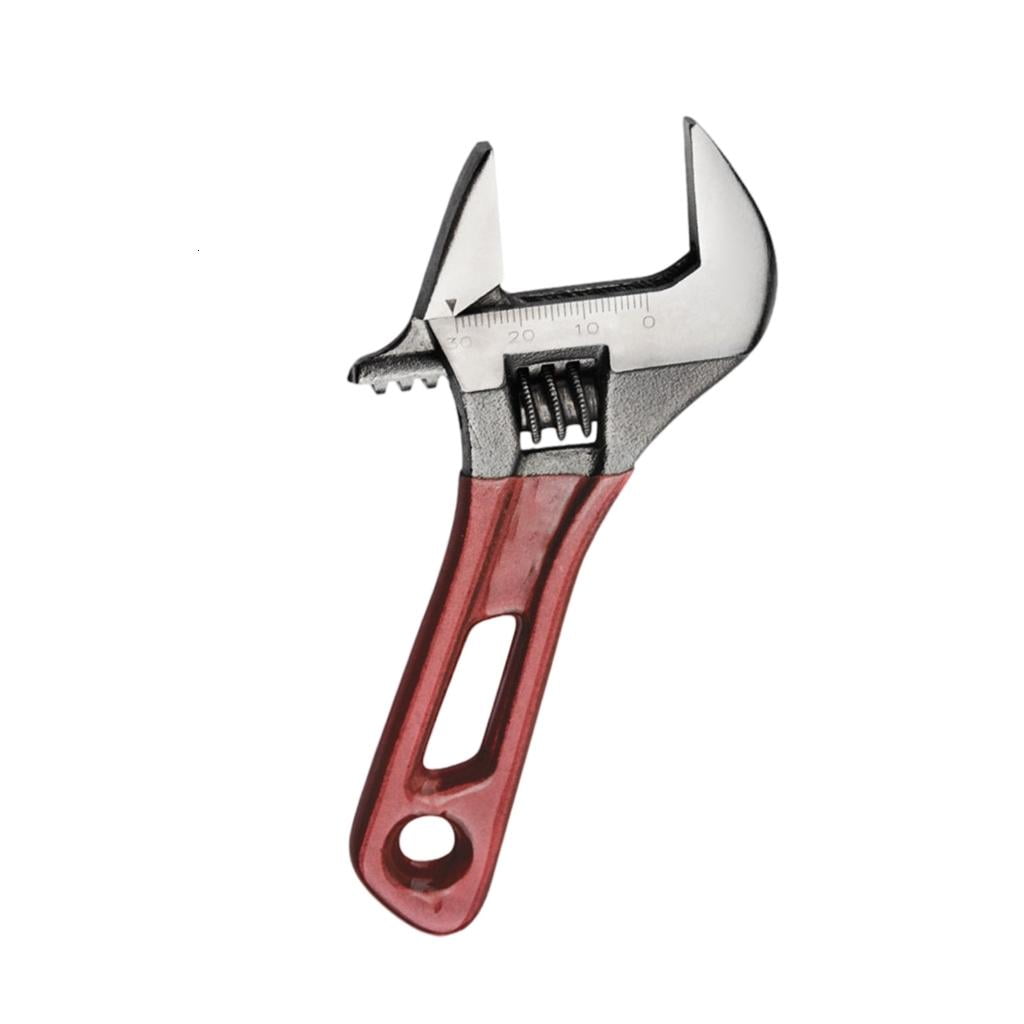 Lerpwige Professional Short Shaft Adjustable Spanner Wide Jaw Alloy ...