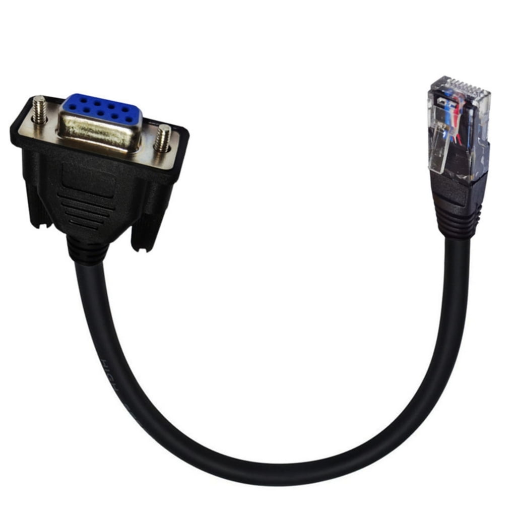 Lerpwige RJ45 to RS232,DB9 to RJ45 Serial Consoles Cable for Easy ...