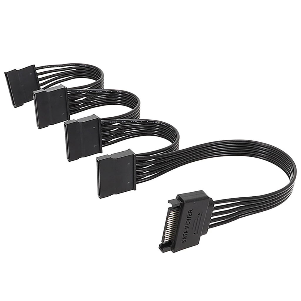 Lerpwige SATA 15PIN Expansion Cable 15Pin Male to 1 2 3 4 5 Female ...