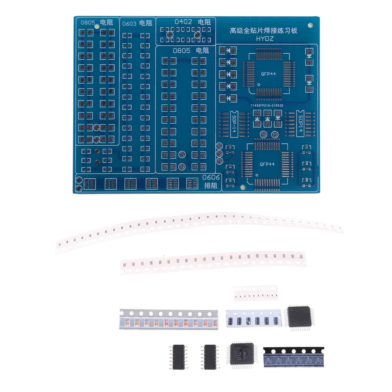 Lerpwige SMT Components SMD Soldering Practice Board Plate DIY Kit ...