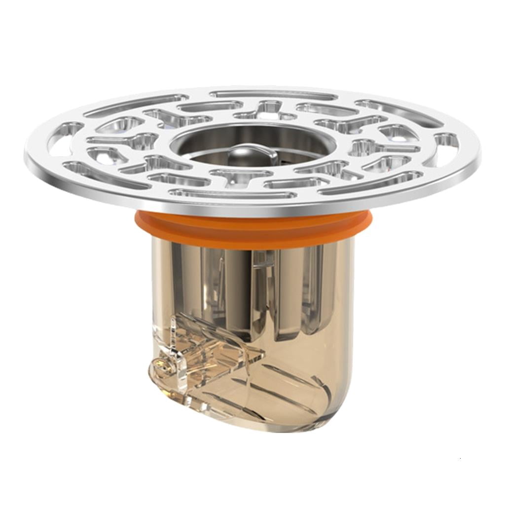 Lerpwige Self-Closing Floor Drain AntiBlocking Round Floor Strainer ...