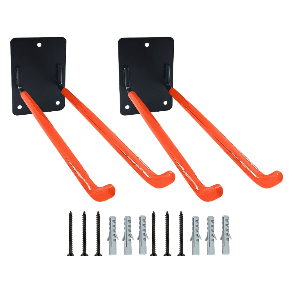 Set of 2 Multipurpose Iron Garage Hooks Wall Mounted Tool Hanger ...