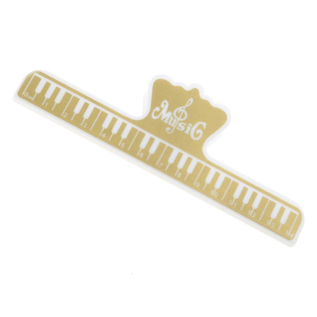 Lerpwige Sheet Music Clip Colors Plastic Music Book Page Music Note ...