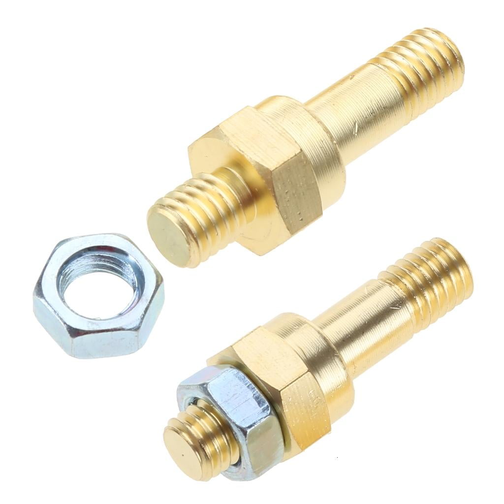 Lerpwige Side Post Bolt Extender Studs 3/8"-16 Brass Post Battery ...