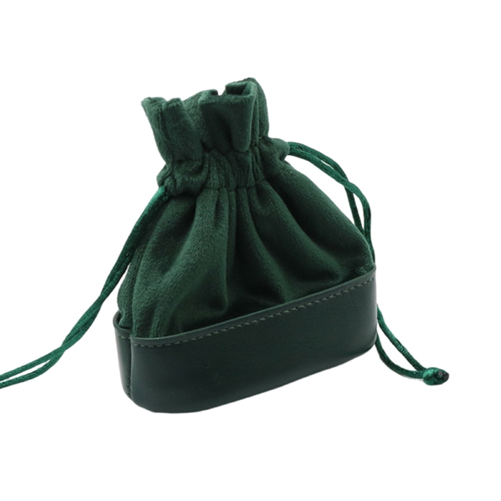 Lerpwige Soft Plush Travel Pouch with Drawstring Luxurious Plush ...