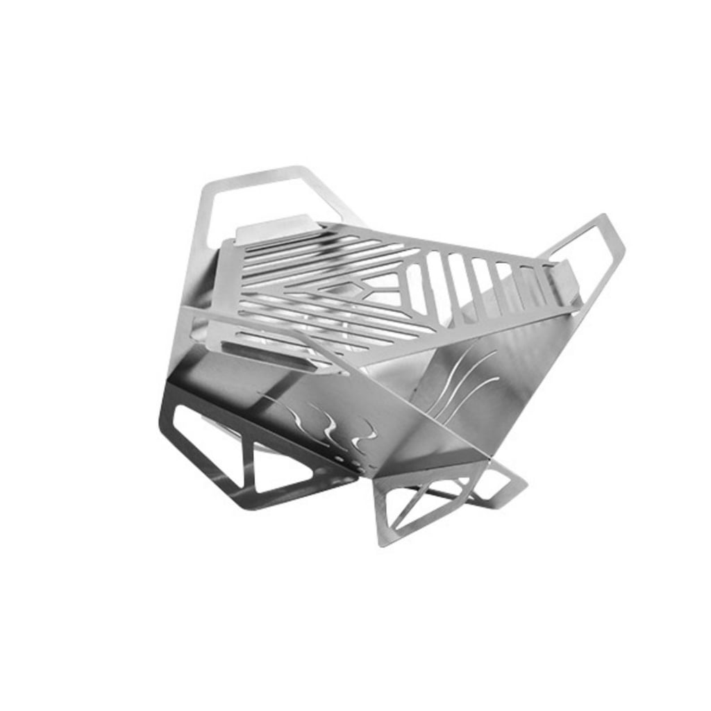 Lerpwige Stainless Steels Grill Folding Fire Pit Foldable BBQ Fire Pit ...