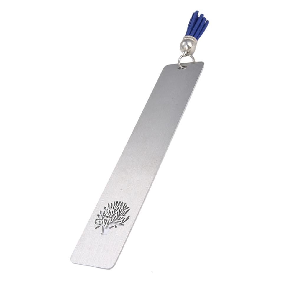 Lerpwige Sturdy Stainless Steel Bookmark Trendy Metal Page Marker ...