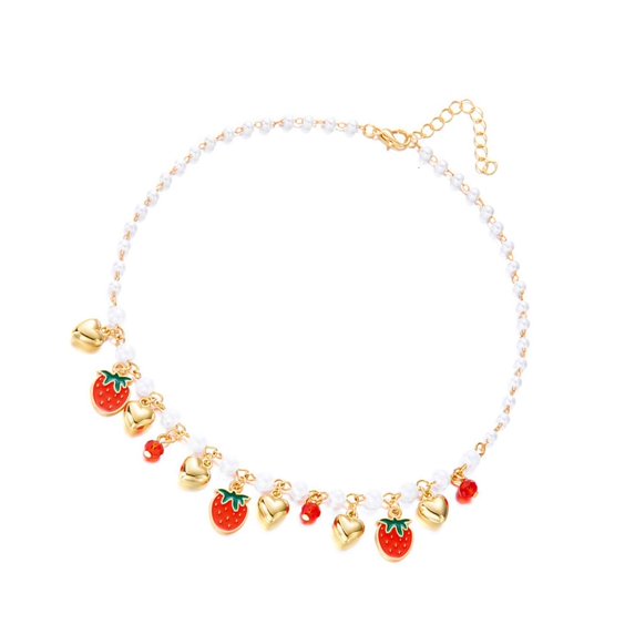 Lerpwige Sweet Romance Fruit Inspired Margarite Necklace Adjustable ...