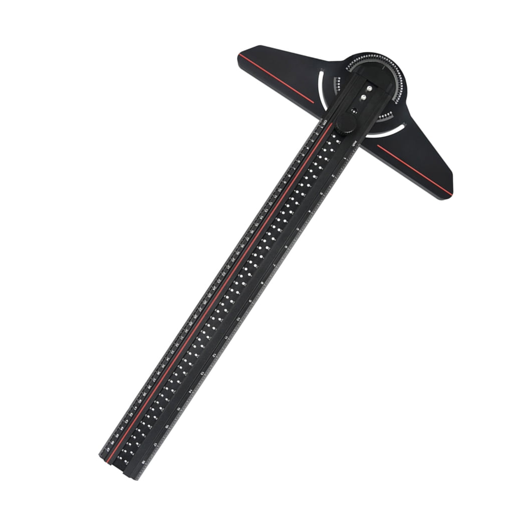 Lerpwige T Ruler Angles Finder Aluminum Marking Line Ruler ...