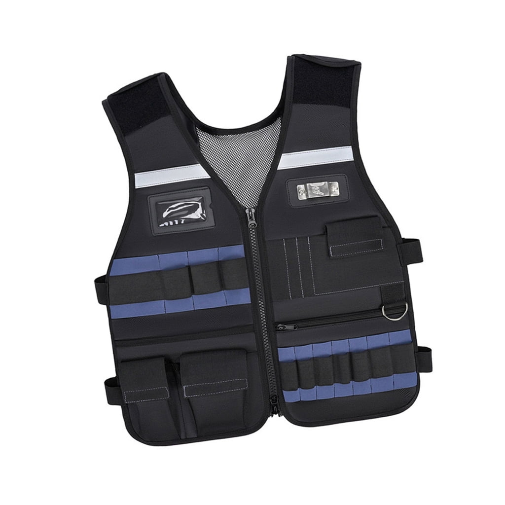 Lerpwige Tool Vest for Men Safety Tool Vest with Adjustable Straps for ...