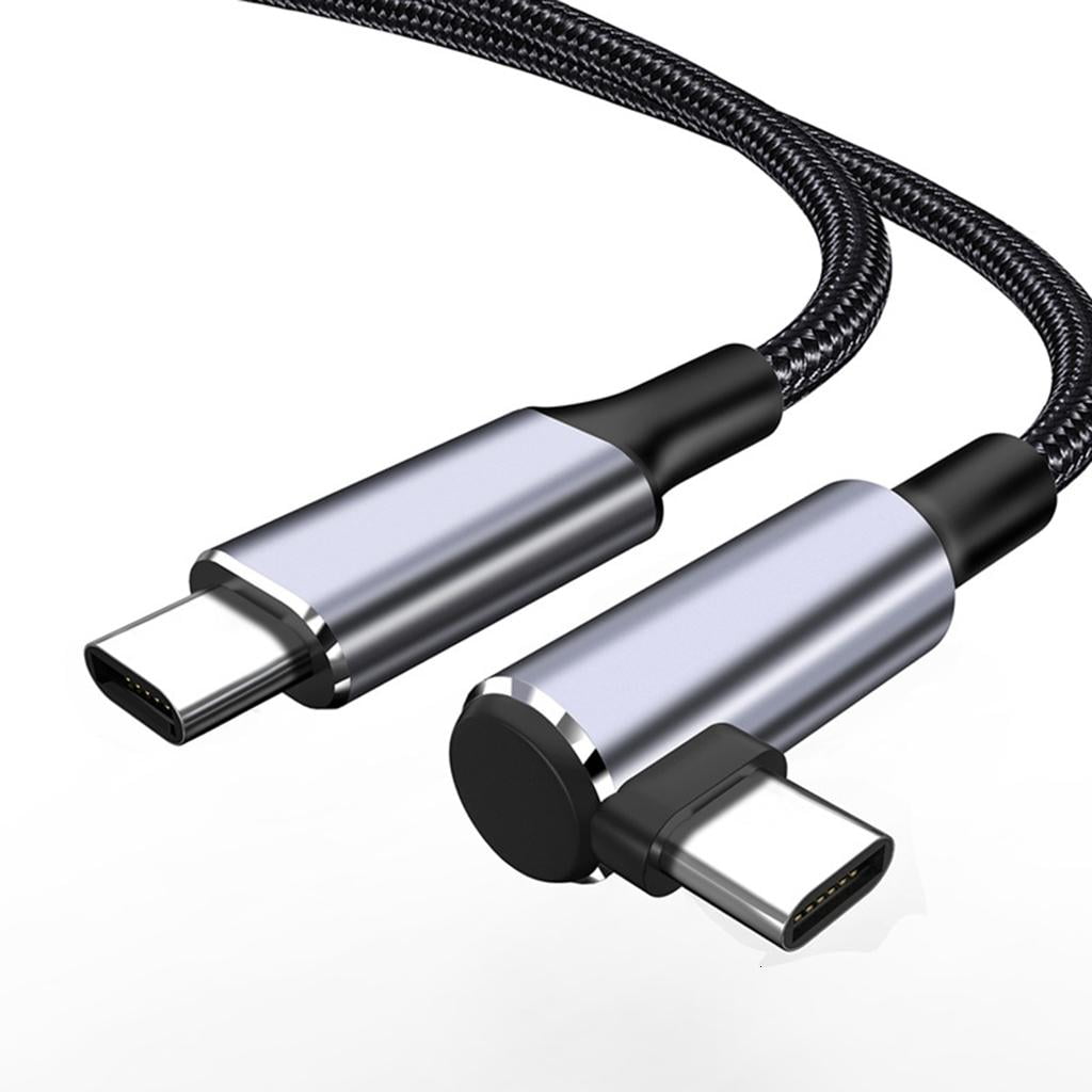Lerpwige Type-C USB-C Fast Charging USB C to C Cord 90Degree PD100W ...
