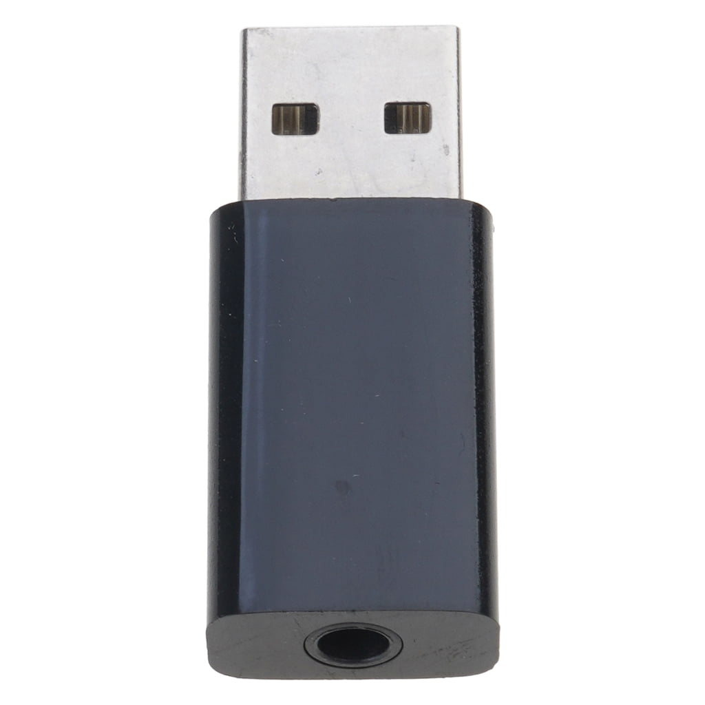 Lerpwige USB A Male to 3.5mm TRRS Female Adapter for Headphones and ...