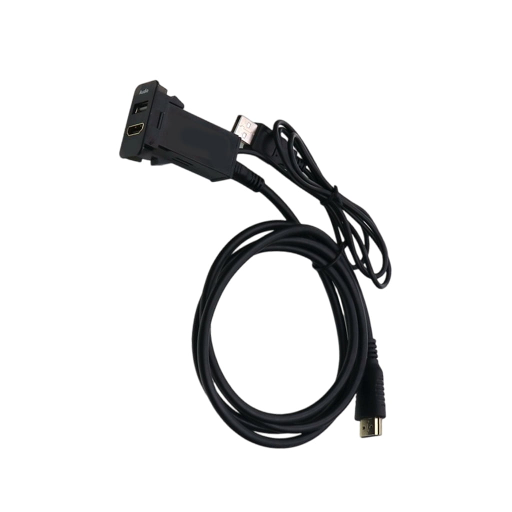 Lerpwige USB And HDTV Port Input Socket Cable For Vehicle Models Enjoy ...