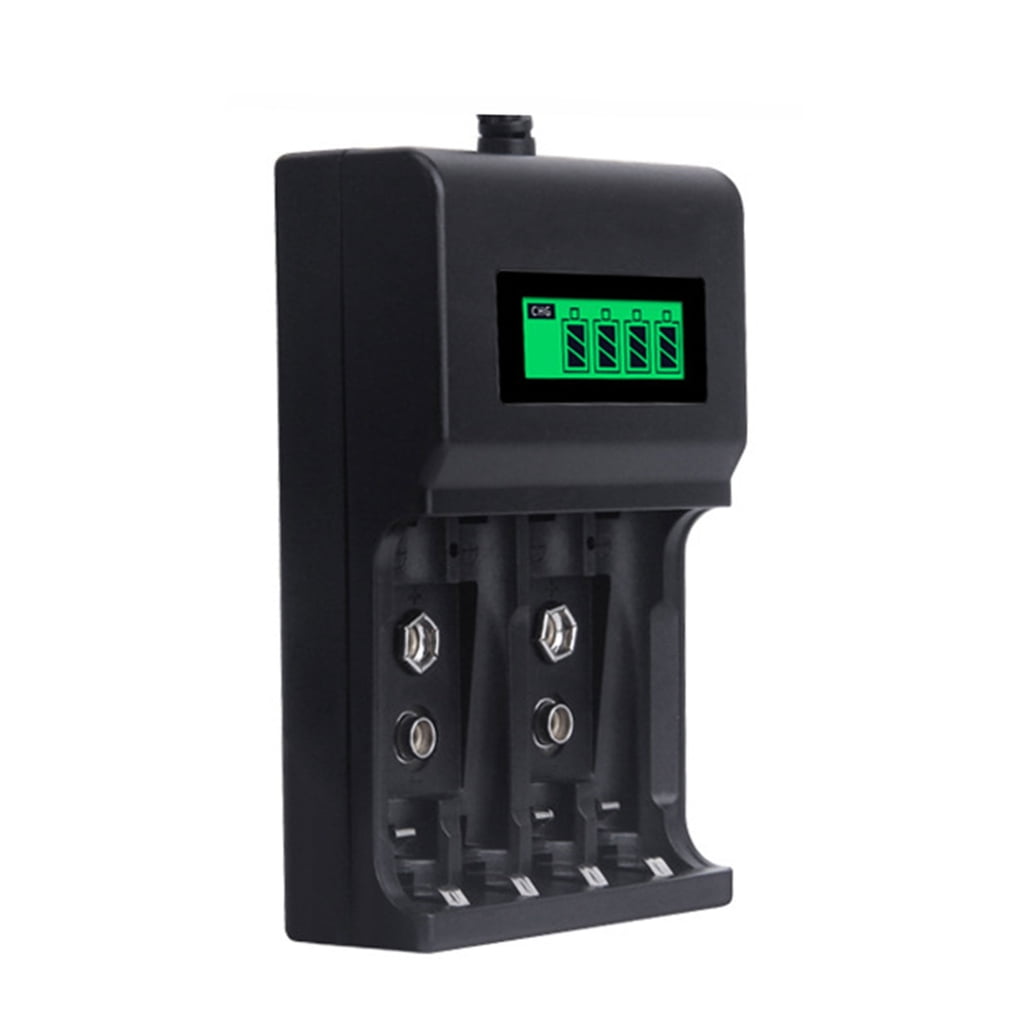 Lerpwige USB Charging Station for 4pcs 2A/3A Batteries with Overcharge ...