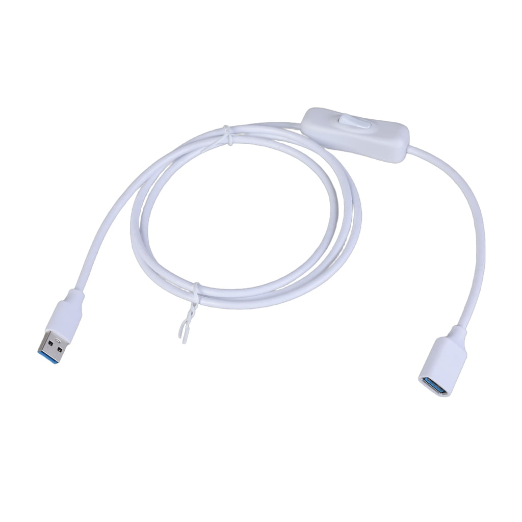 Lerpwige USB3.0 Extension Cable with Power Switcher Male to Female USB ...