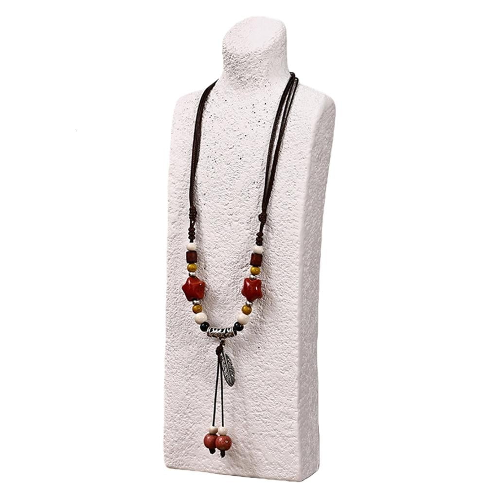 Lerpwige Versatile Resin Neck Form for Multiple Jewelry Types Display ...
