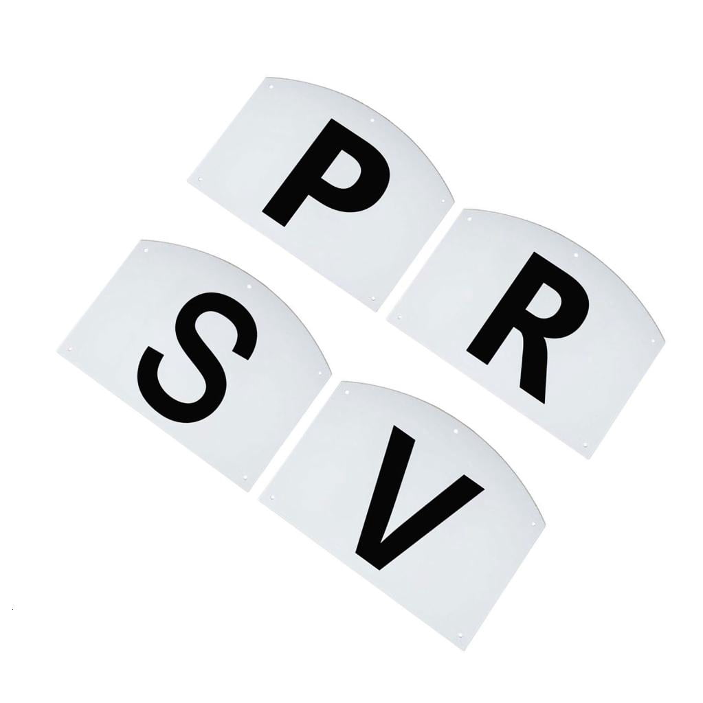 Lerpwige Wall Mount Dressage Letters Markers Plastic Training Arenas ...