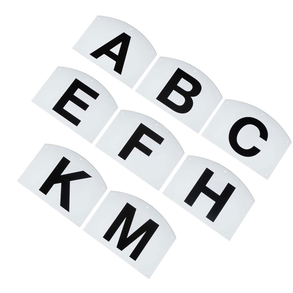 Lerpwige Wall Mount Dressage Letters Markers Plastic Training Arenas ...