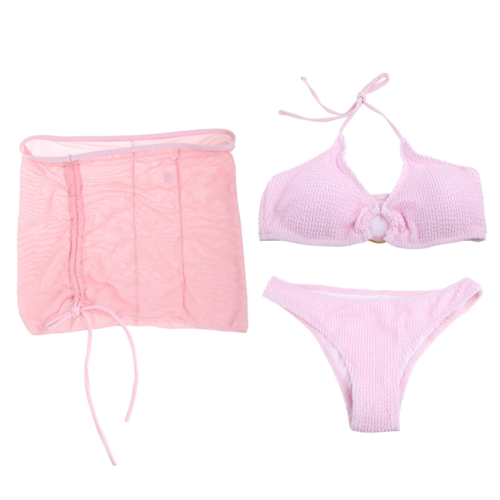 Lerpwige Women Halter String Bikini Set Beach Swimsuit Fashion Style ...
