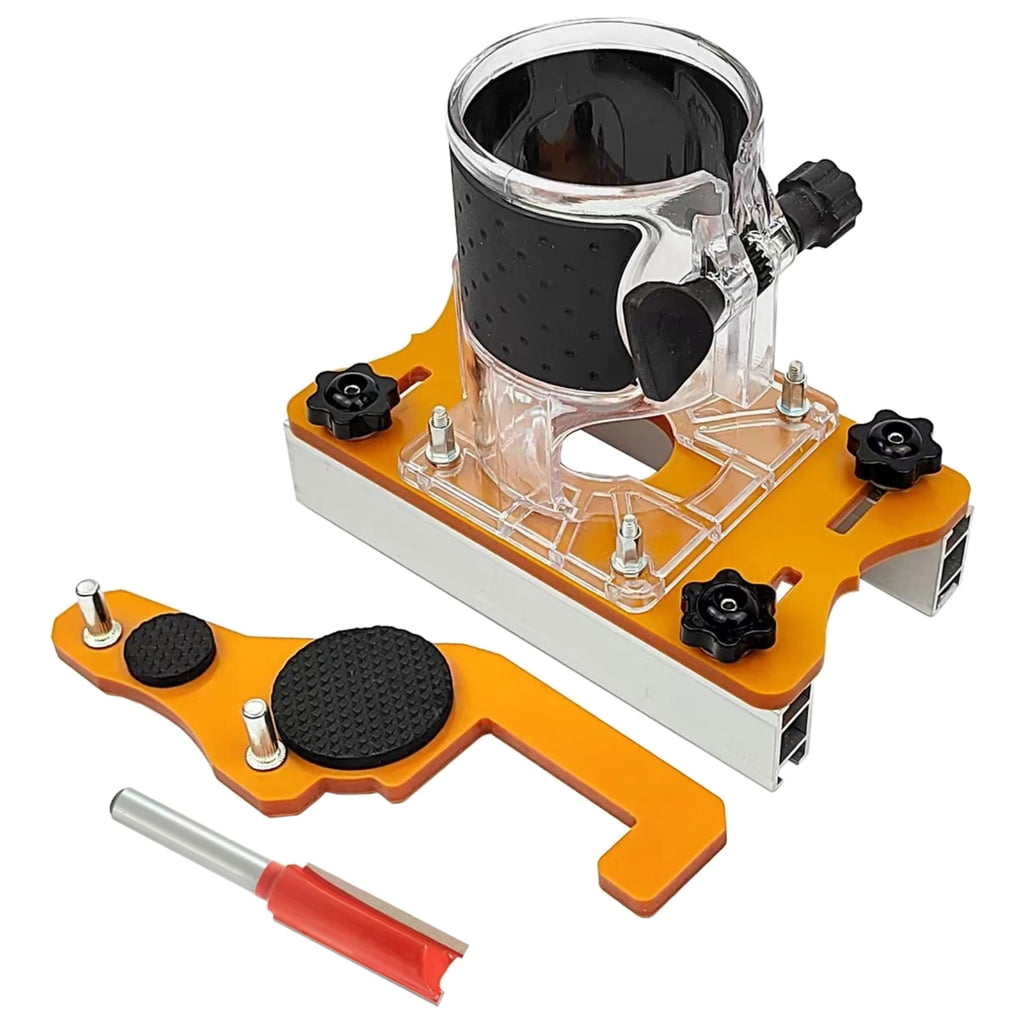 Lerpwige Wood Router Slotting Locator 2 in 1 Wood Palms Router Base ...