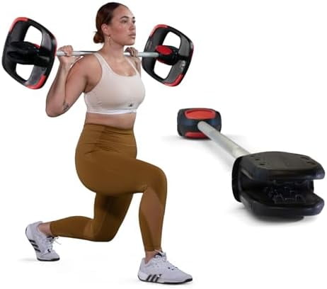 Les Mills™ SMARTBAR™ Exercise Barbell for Total Body Workouts, For Use ...