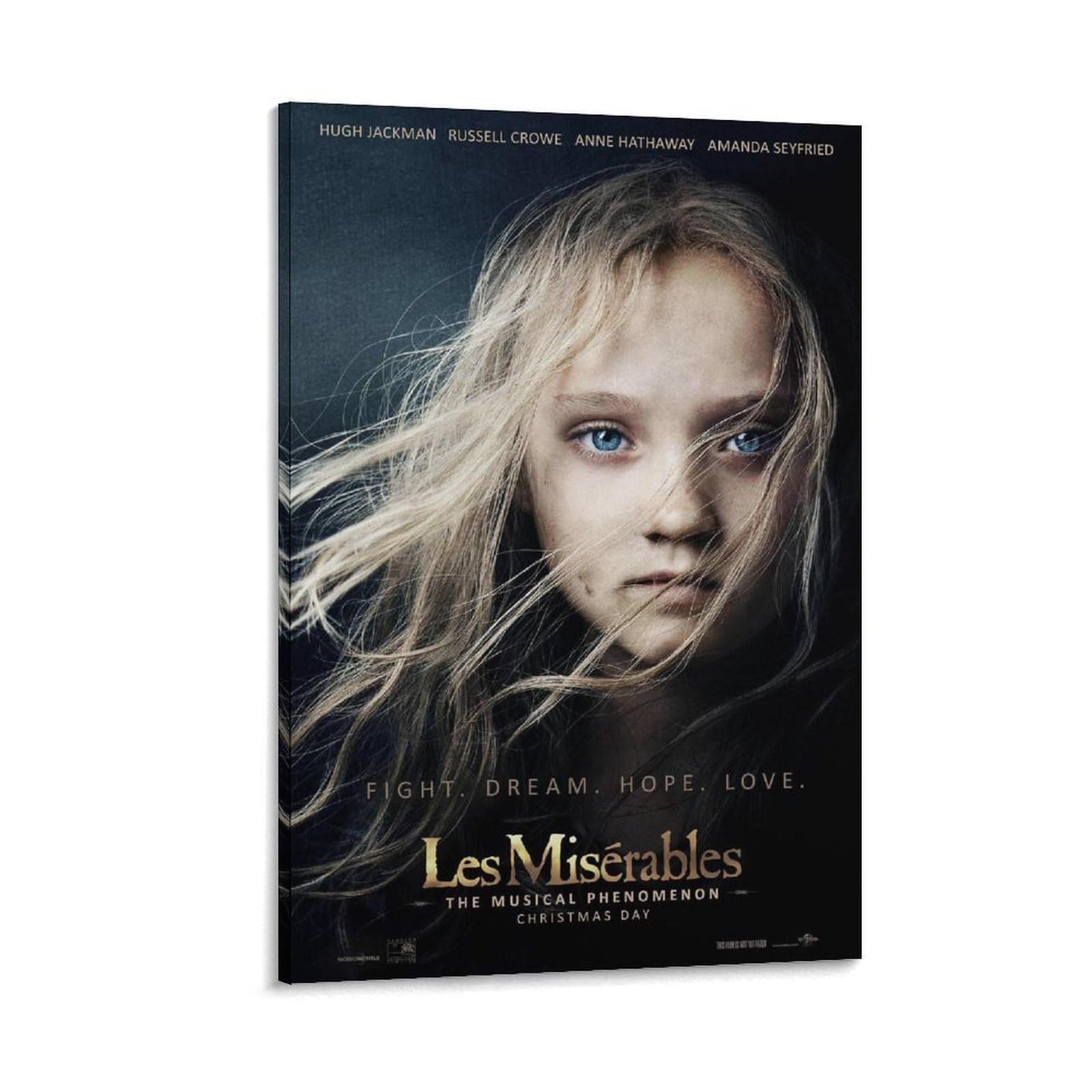 Les Misérables Movie Poster French Revolution And Paris Rain Artworks ...