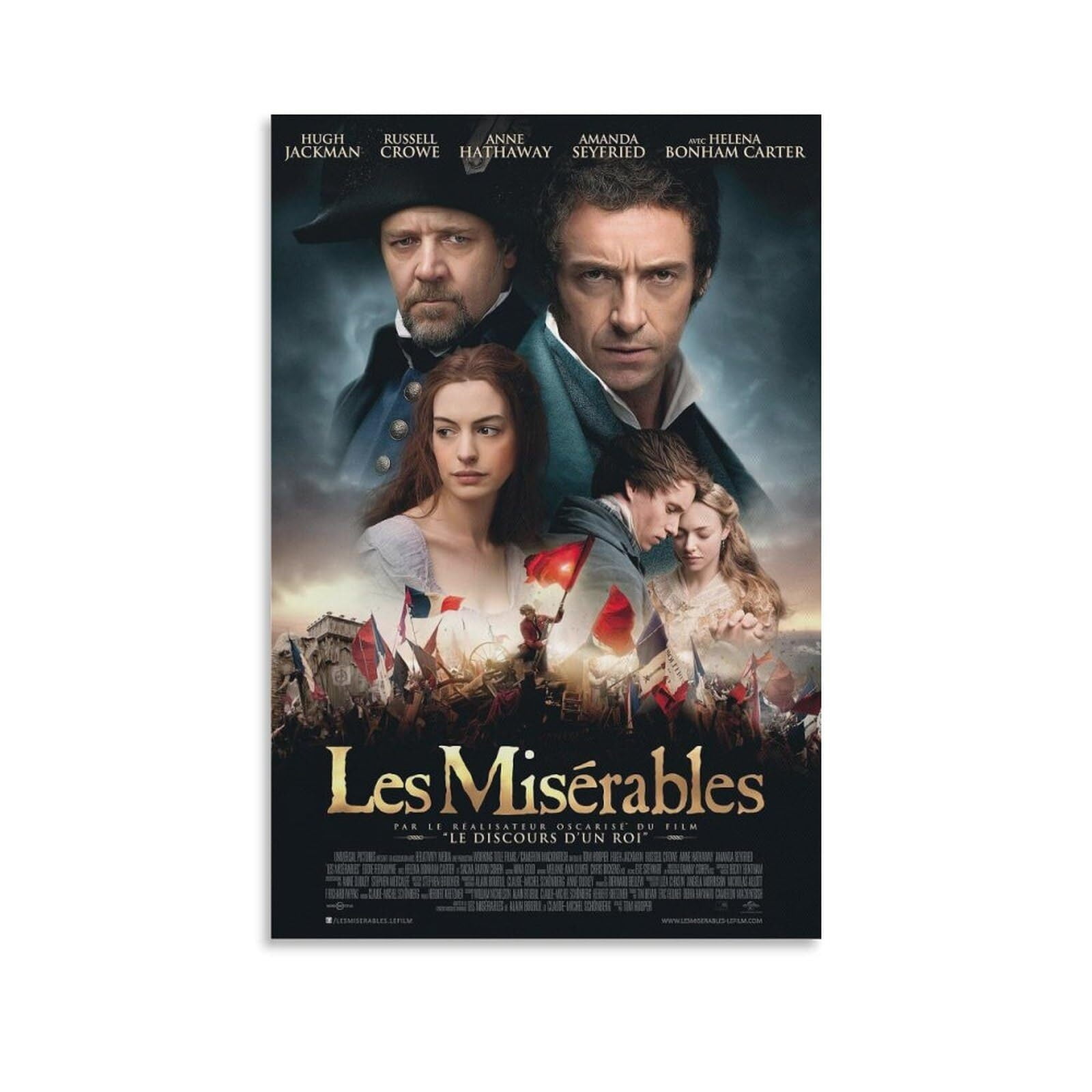 Les Misérables Movie Poster French Revolution And Paris Rain Posters Wall Art Painting Canvas ...