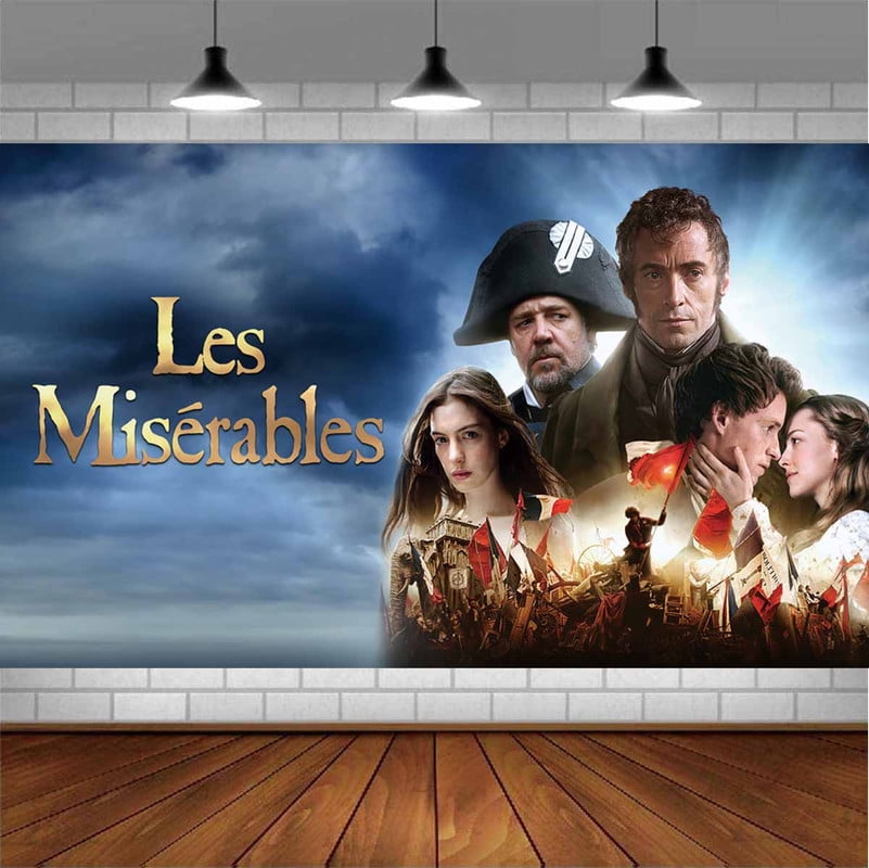 Les Miserables Backdrop Banner Party Supplies Poster Movie Theme ...