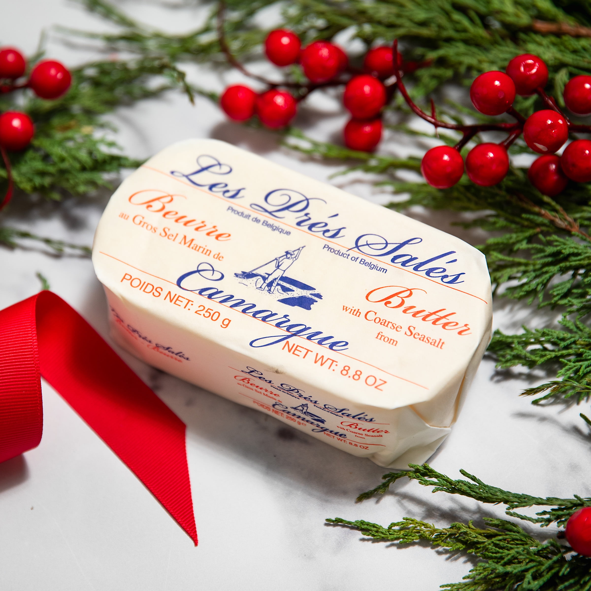 Les Pres Sales Butter with Camargue Sea Salt (8.8 ounce) - Pack of 3 ...