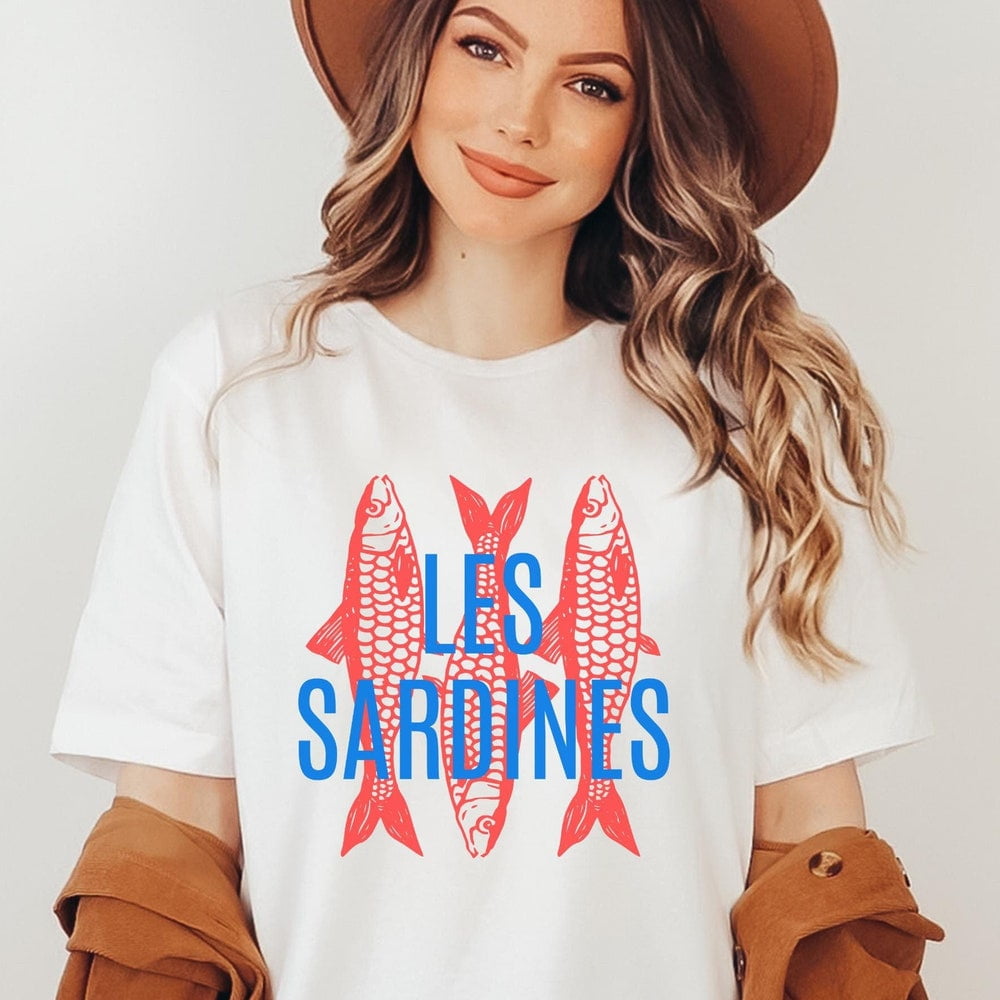 Les Sardines Shirt, Tinned Fish French Shirt, Tomato Girl Summer ...