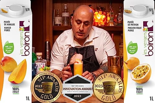 Les Vergers Boiron Passion Fruit Puree, 100% Fruit, All Natural, No ...