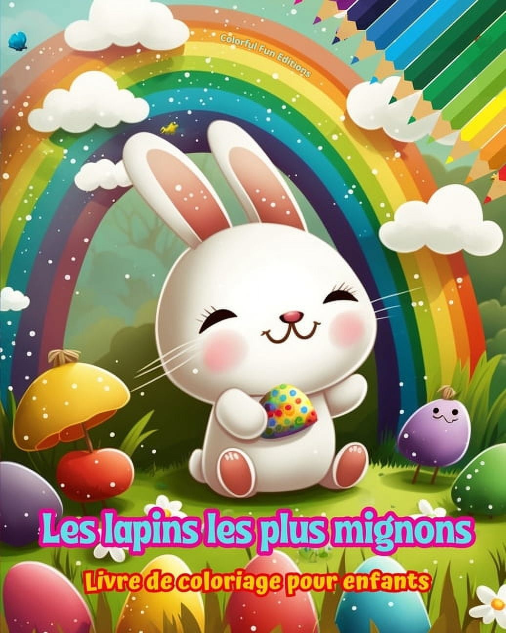 Les lapins les plus mignons - Livre de coloriage pour enfants - Scènes ...