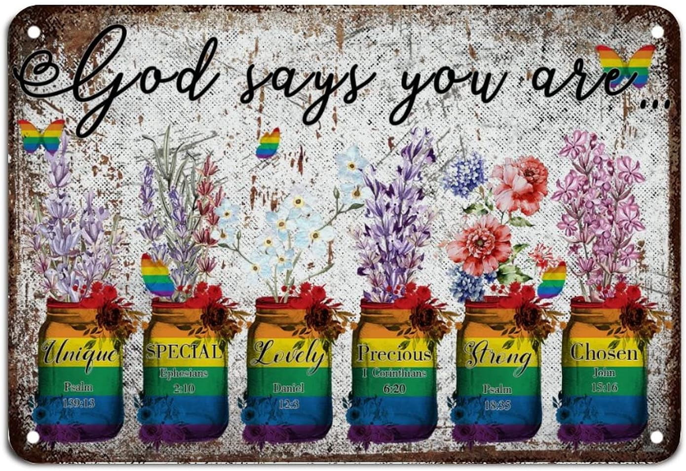 Lesbian Gay Pride Pansexual Transgender Signs God Says You Are Bible ...