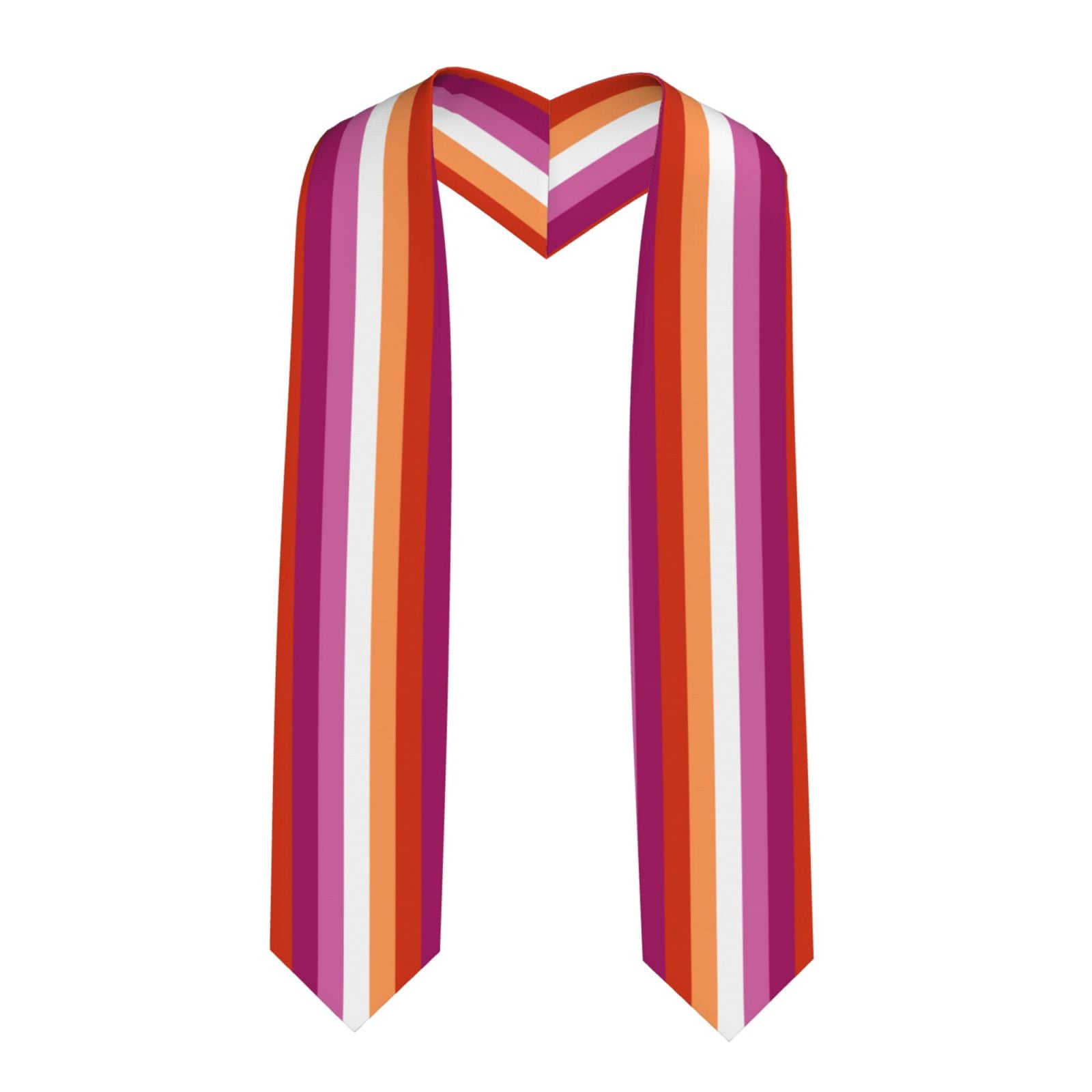 Lesbian Pride Flag Graduation Stole Class Shawl Sash Graduate For ...
