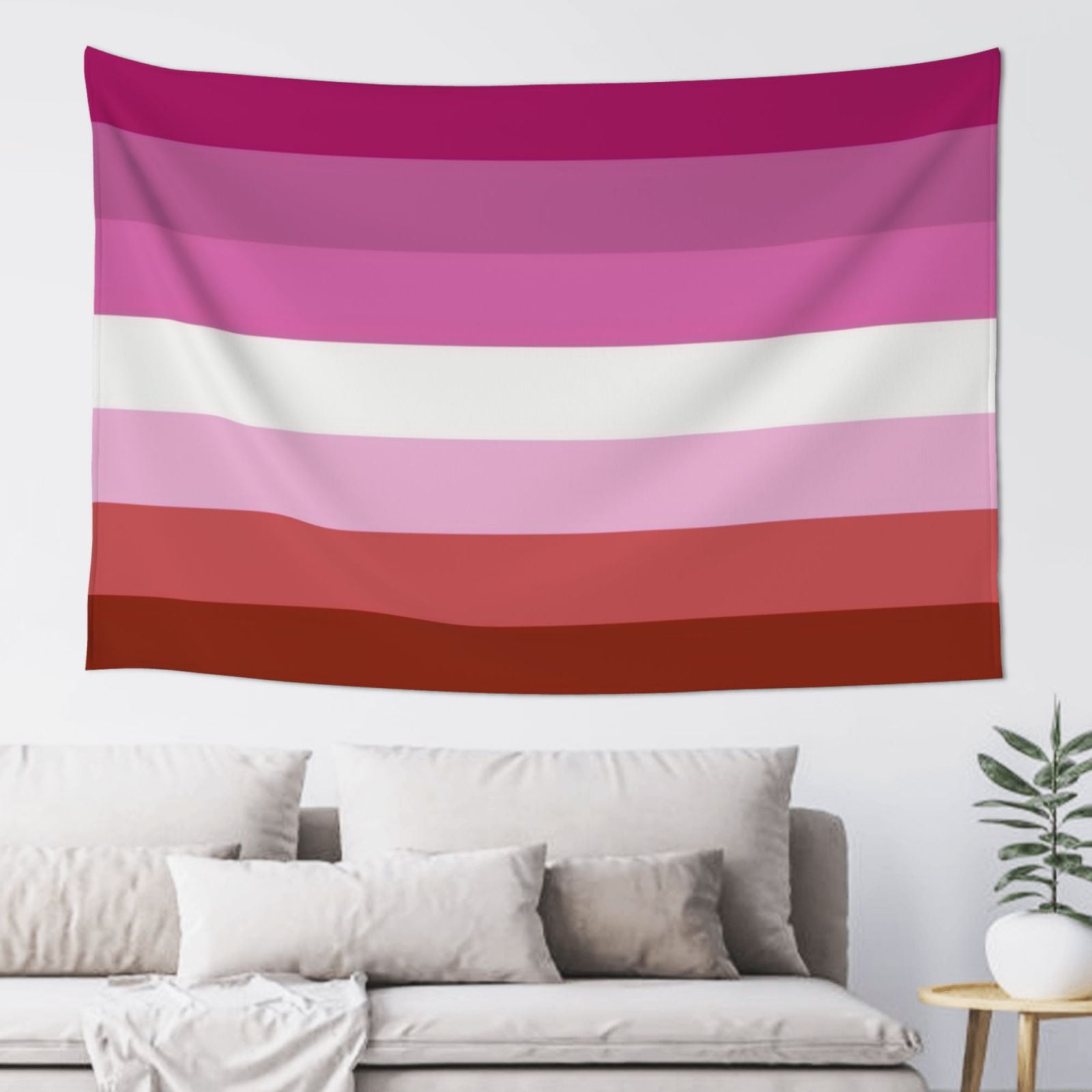 Lesbian Pride Flag Lgbtq Tapestry Banner Backdrop Flag Background ...