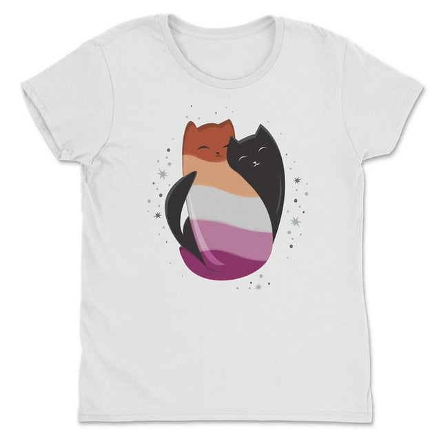 Lesbian Pride Shirt, Subtle Lesbian Flag Tee, Sapphic Pride Gift for ...