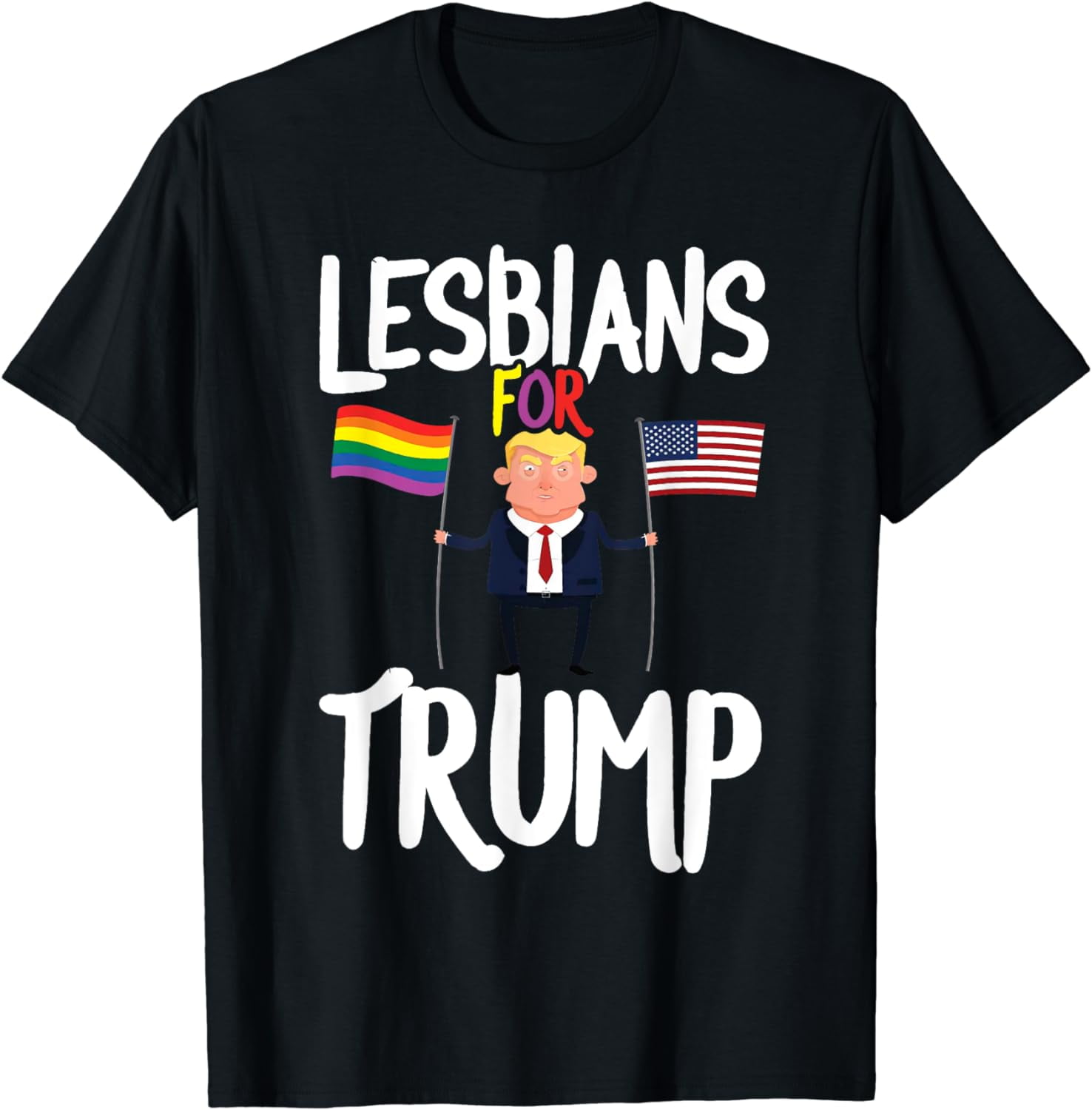 Lesbians For Trump Support President Elections Trump LGBT T-Shirt ...