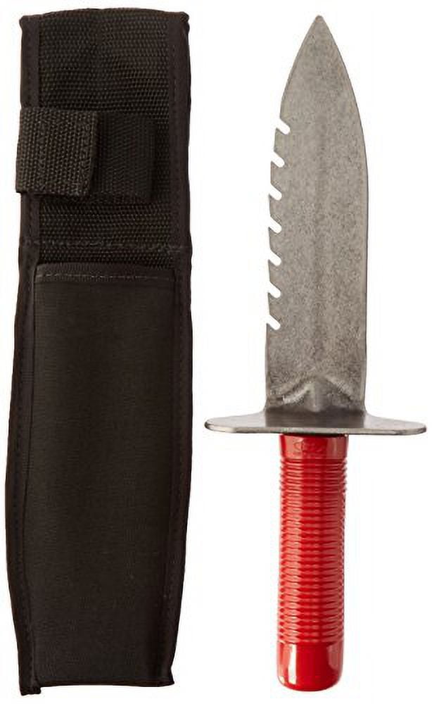 Lesche Digging Tool & Sod Cutter & Free Sheath! (Serrated on Left Side ...