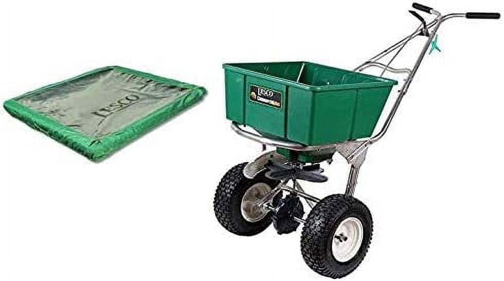 LESCO 101186 High Wheel Walk-Behind Fertilizer Spreader Plus Hopper ...