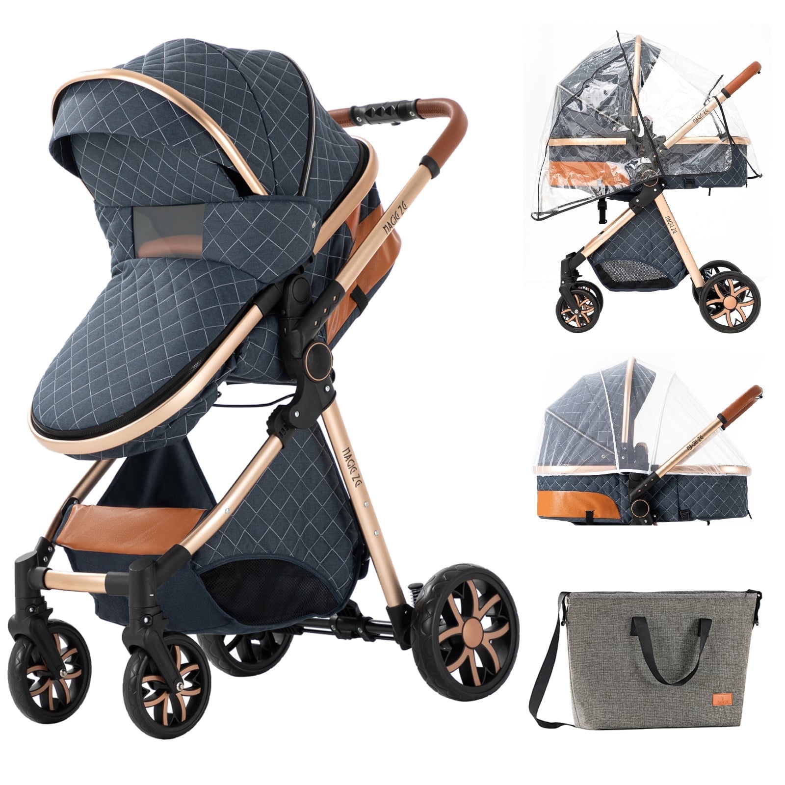Lesiman Lightweight Baby Stroller,2-in-1 Voyager Travel Stroller ...