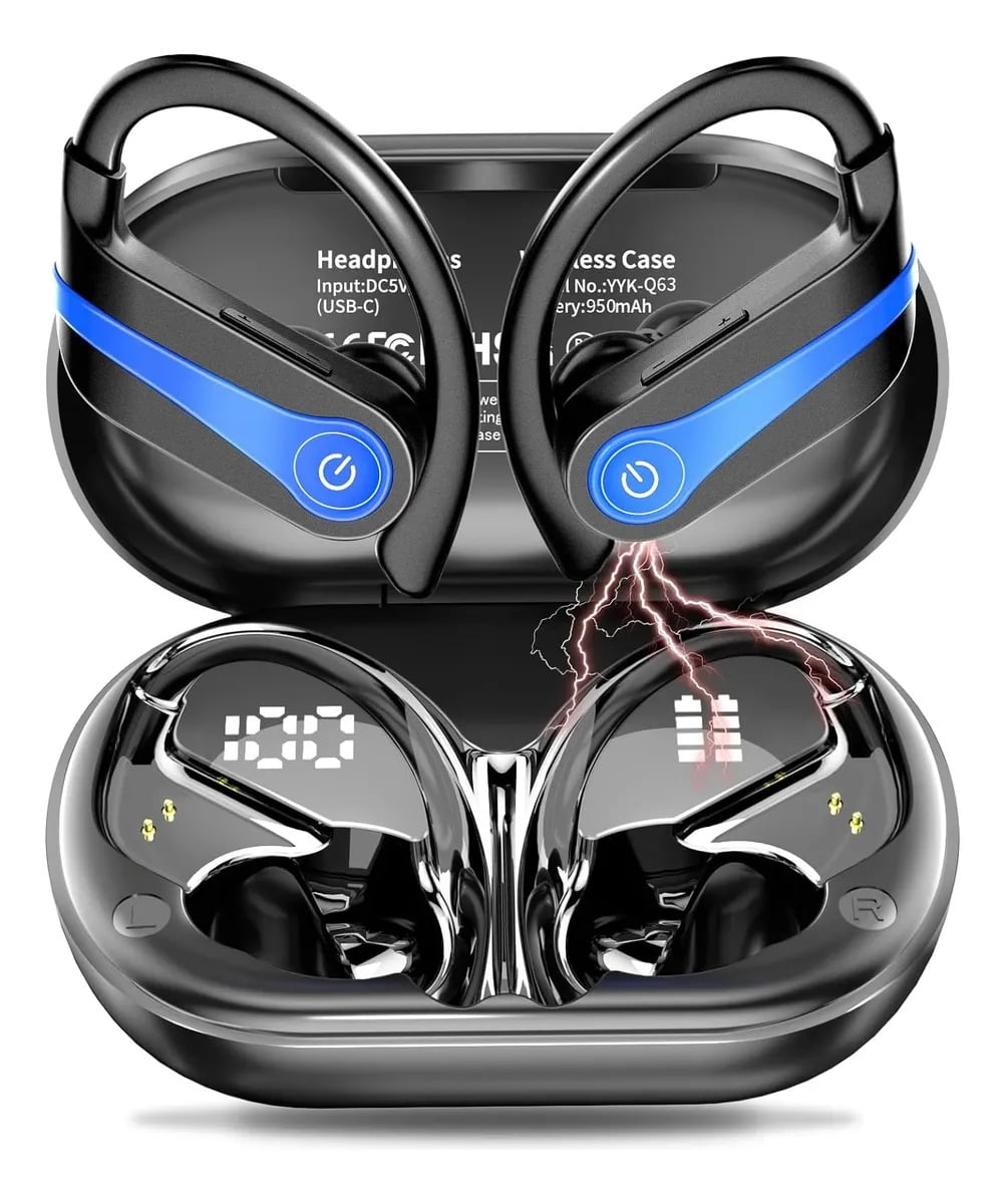 Open Ear Air Conduction Headphones Wireless Bluetooth 5.3 Earphones ...