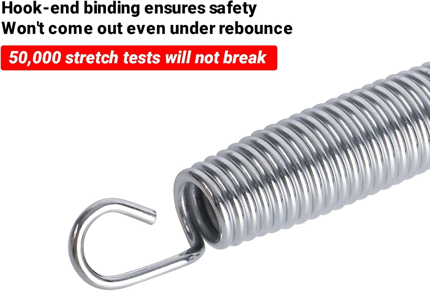 Leskep 6.5inch Heavy Duty Trampoline Springs Replacement Parts ...