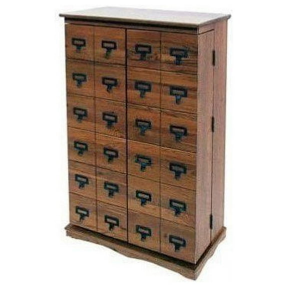 Leslie Dame 40" Library Style Multimedia Storage Cabinet in Dark Oak ...