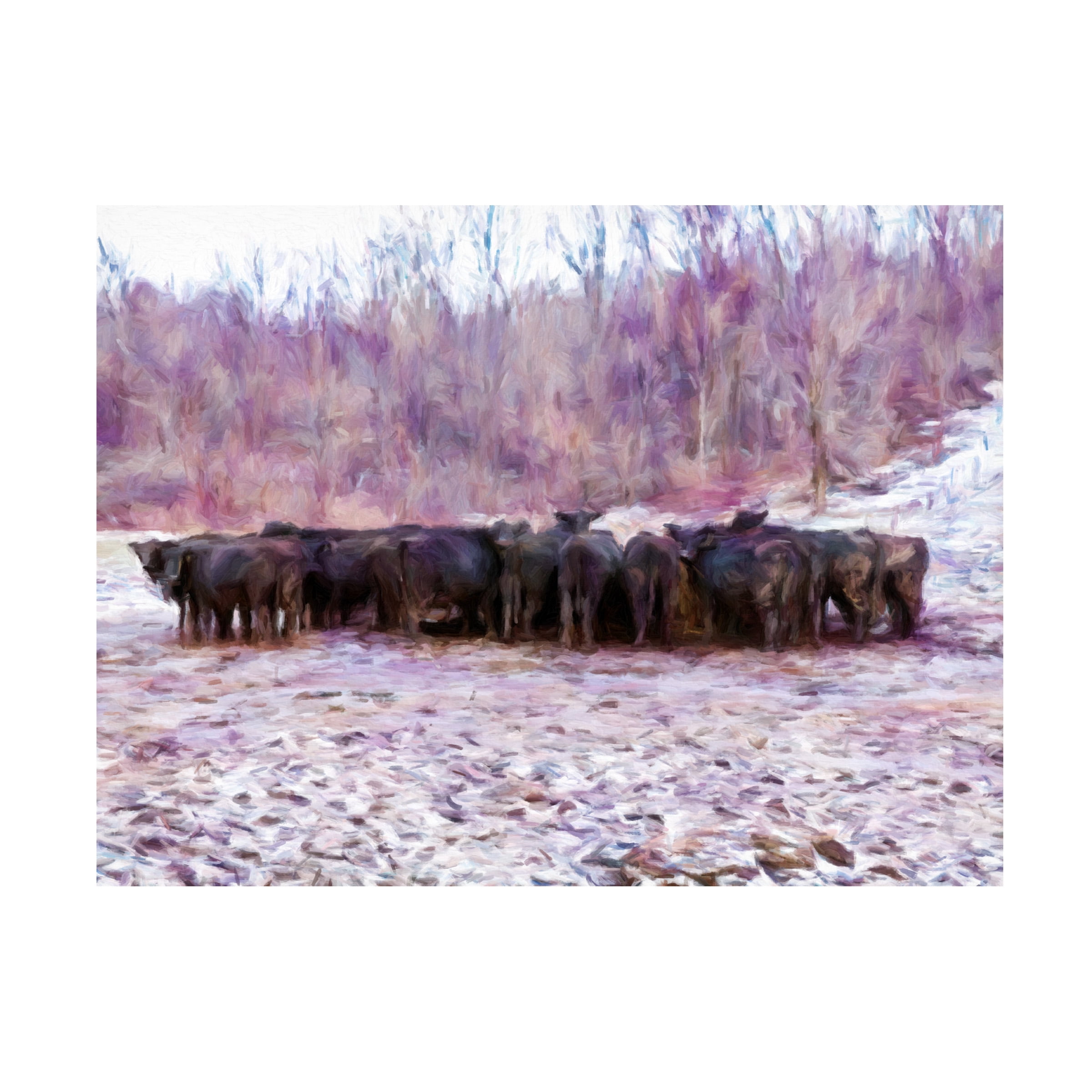 Leslie Montgomery 'Huddle Up' Canvas Art - Walmart.com