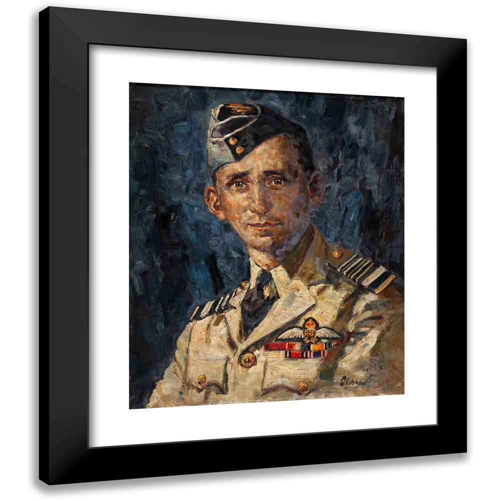 Leslie Oliphant 12x14 Black Modern Framed Museum Art Print Titled - Air ...
