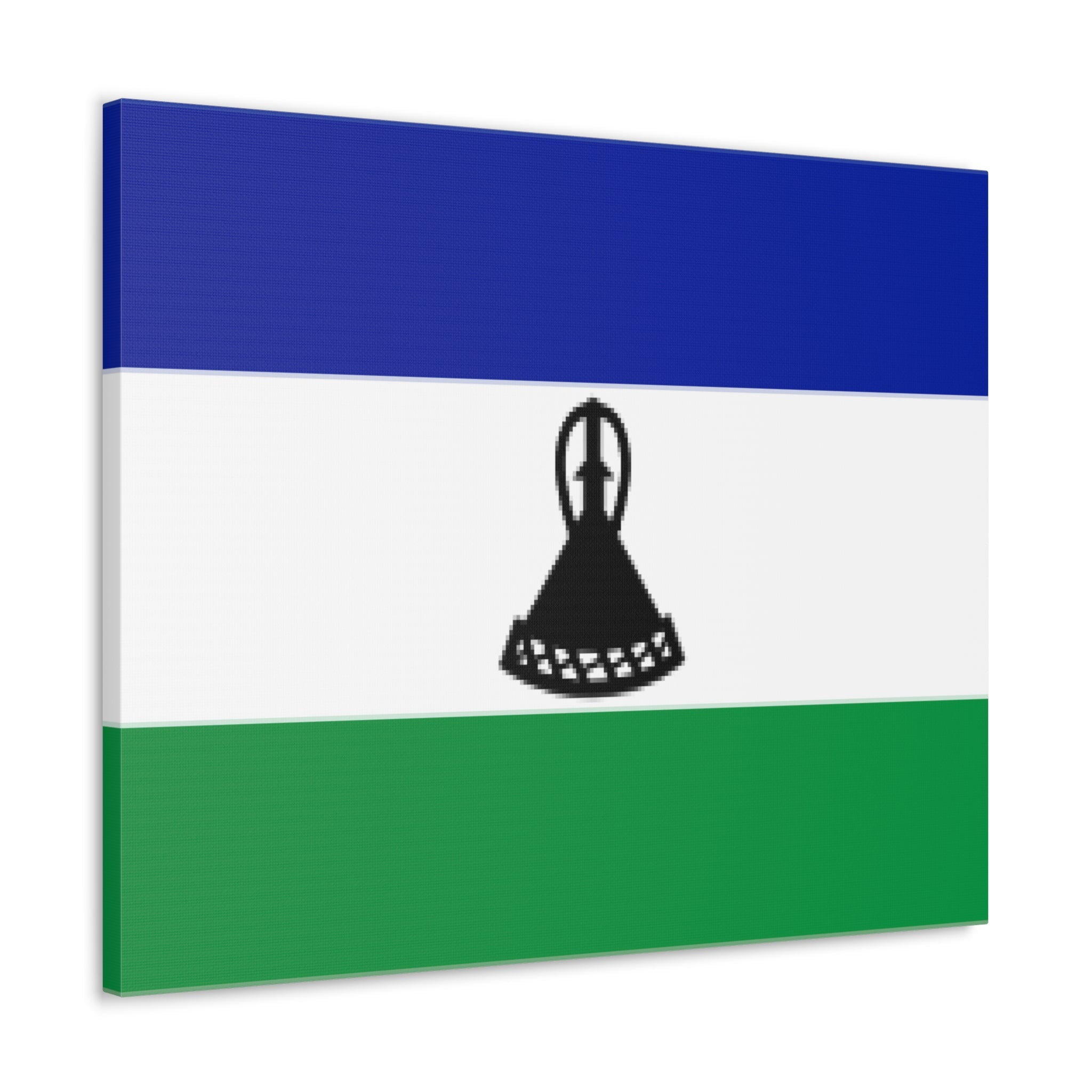 Lesotho Country Flag Canvas Vibrant Wall Art Unframed Home Decor ...