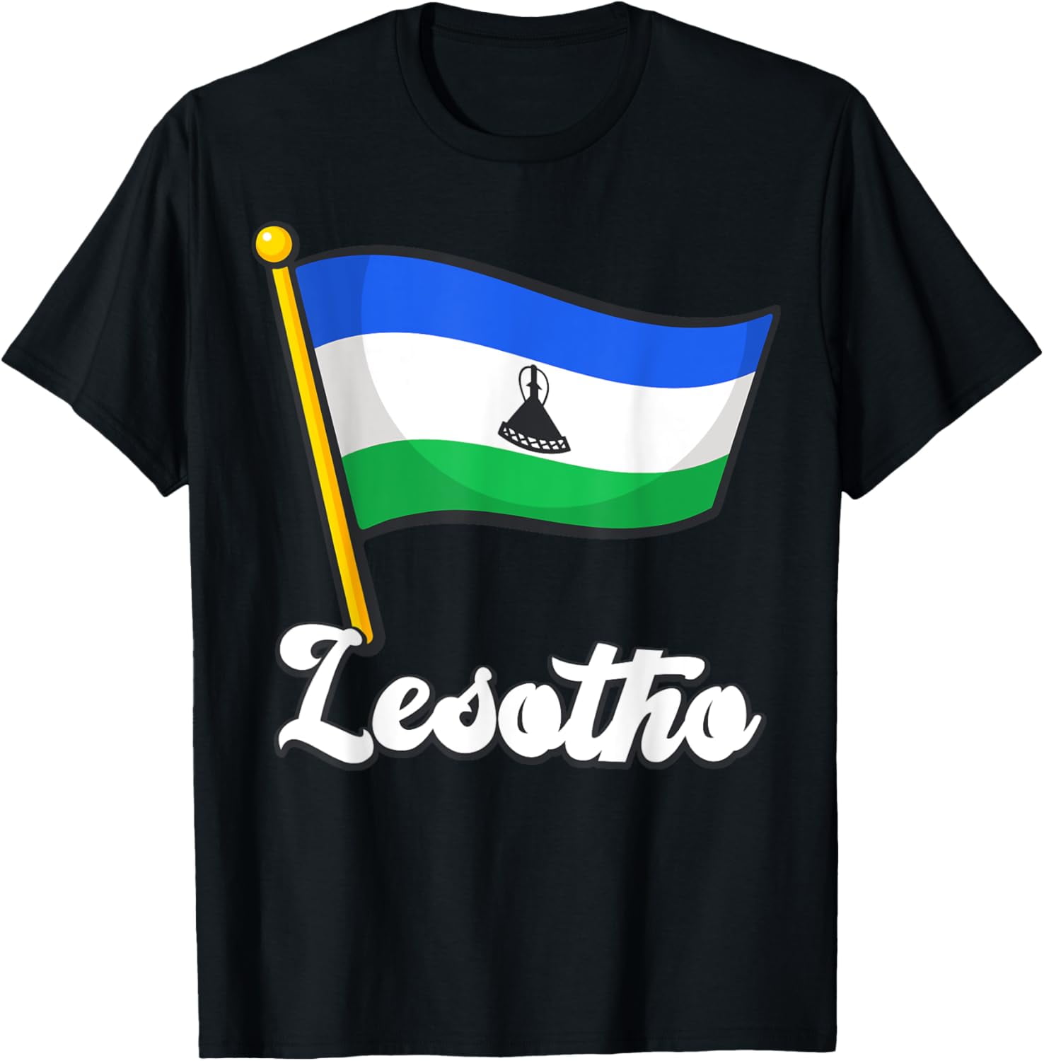 Lesotho, Lesotho, flag of Lesotho, Basotho flag patriotic T-Shirt ...
