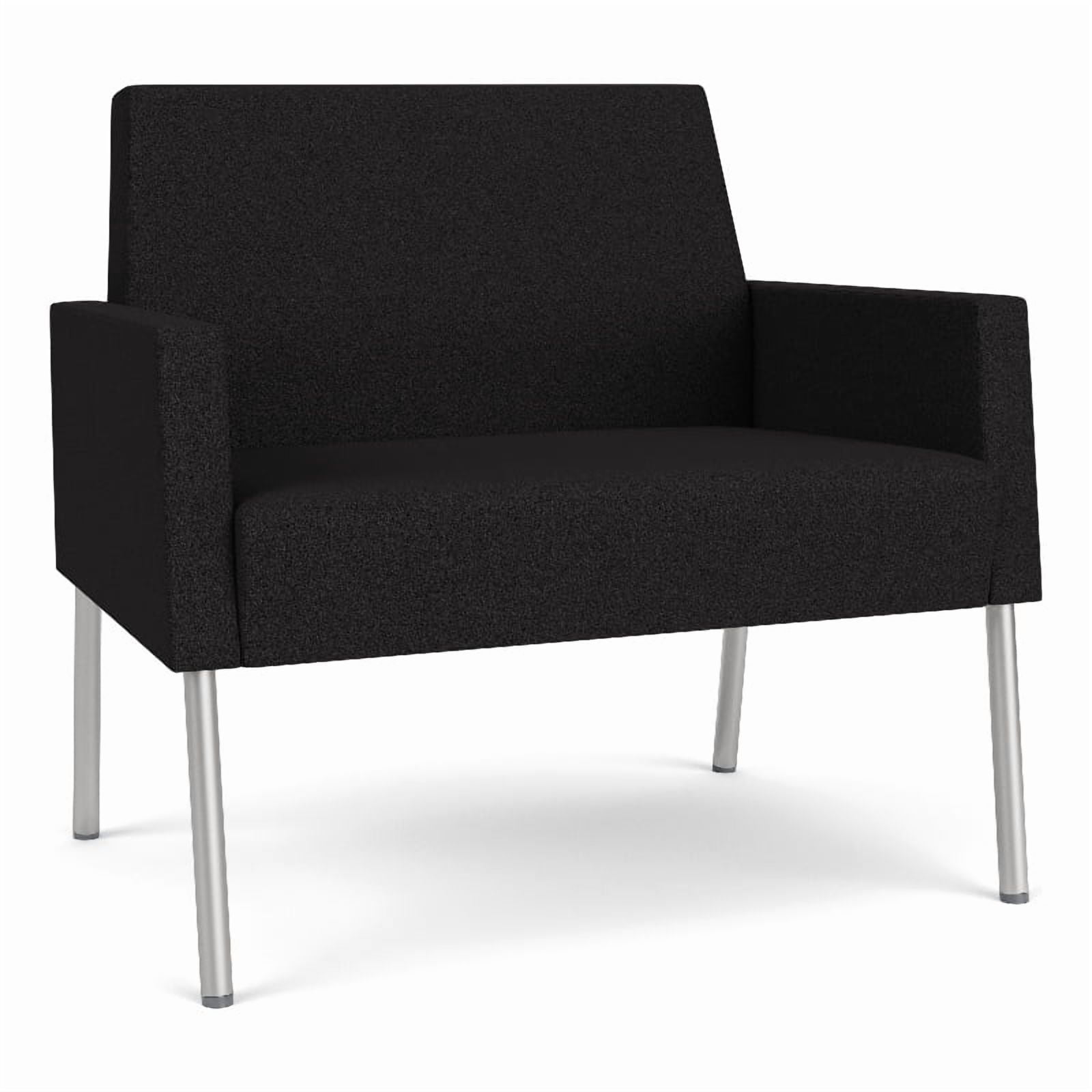 Lesro Mystic Lounge Reception Bariatric Chair in Black - Walmart.com